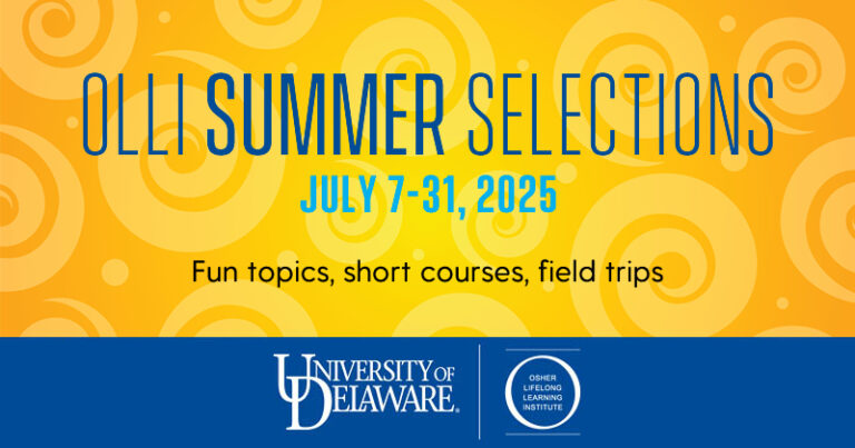 Join us for OLLI ‘Summer Selections’ — classes start July 7 - Osher ...